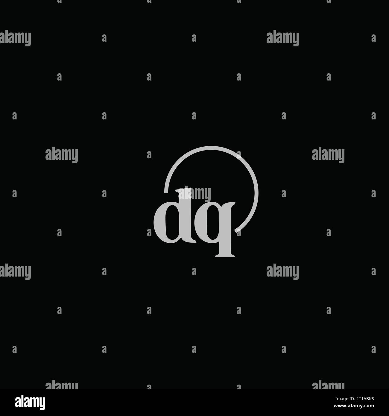 Dq logo design hi-res stock photography and images - Alamy