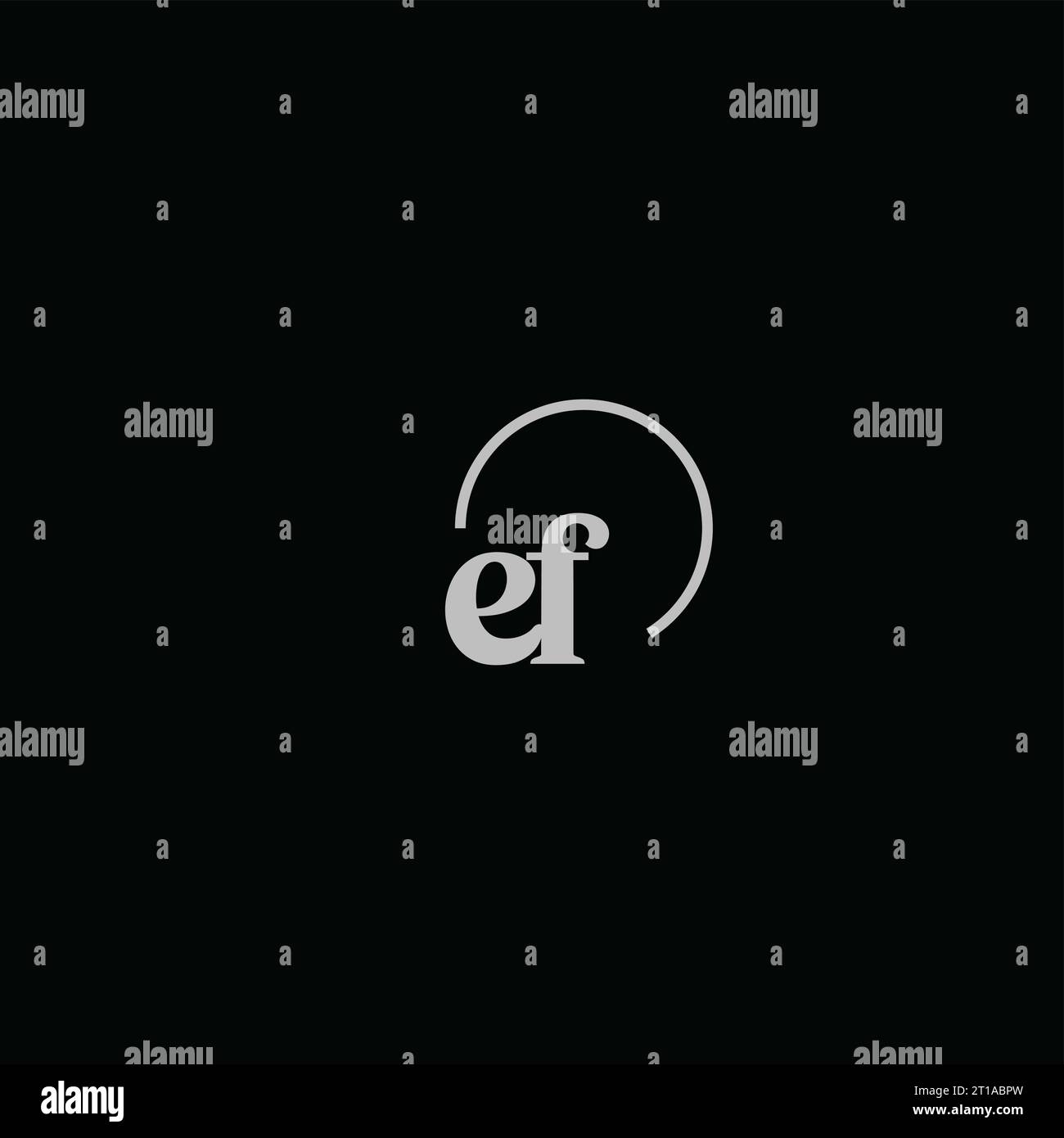 EF initials logo monogram design ideas Stock Vector Image & Art - Alamy