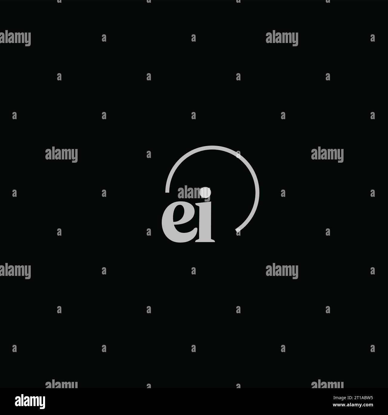 EI initials logo monogram design ideas Stock Vector Image & Art - Alamy