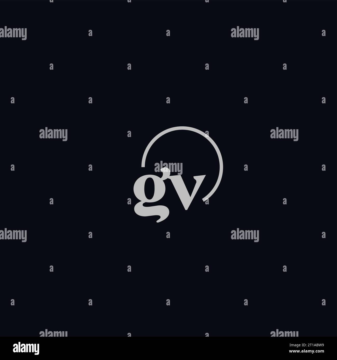 GV initials logo monogram design ideas Stock Vector Image & Art - Alamy