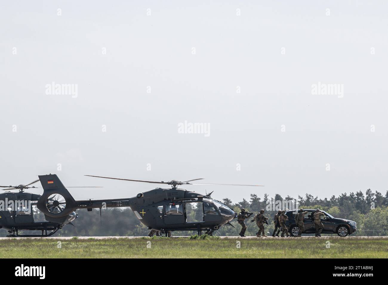 German army performing a military demonstration at the Berlin, Berlin ...