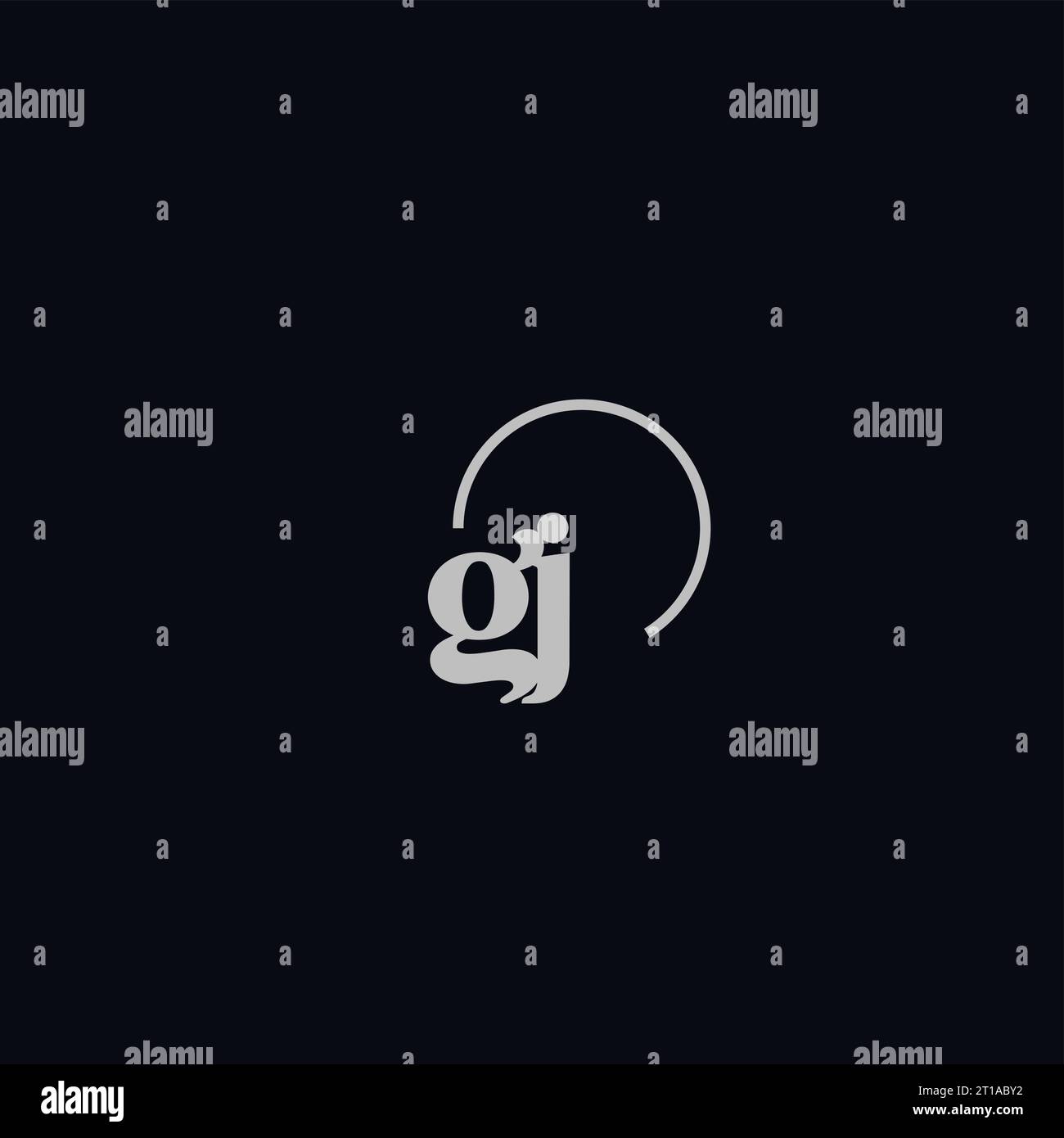 Gj design Stock Vector Images - Alamy