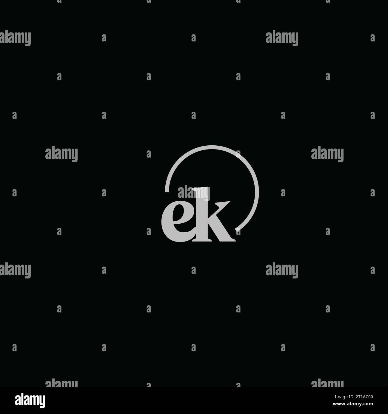 Ek initials Stock Vector Images - Alamy