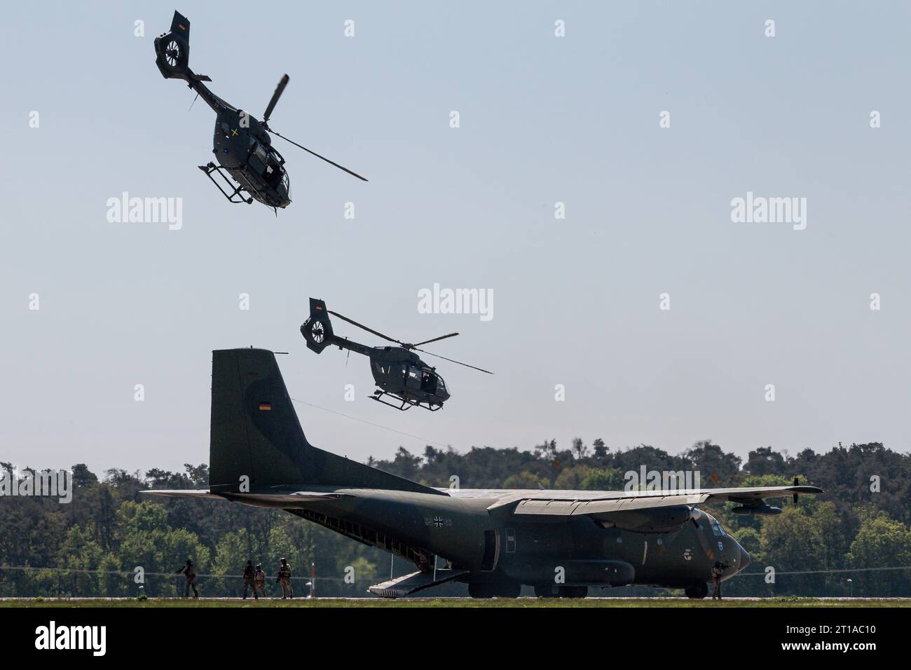 German army performing a military demonstration at the Berlin, Berlin ...