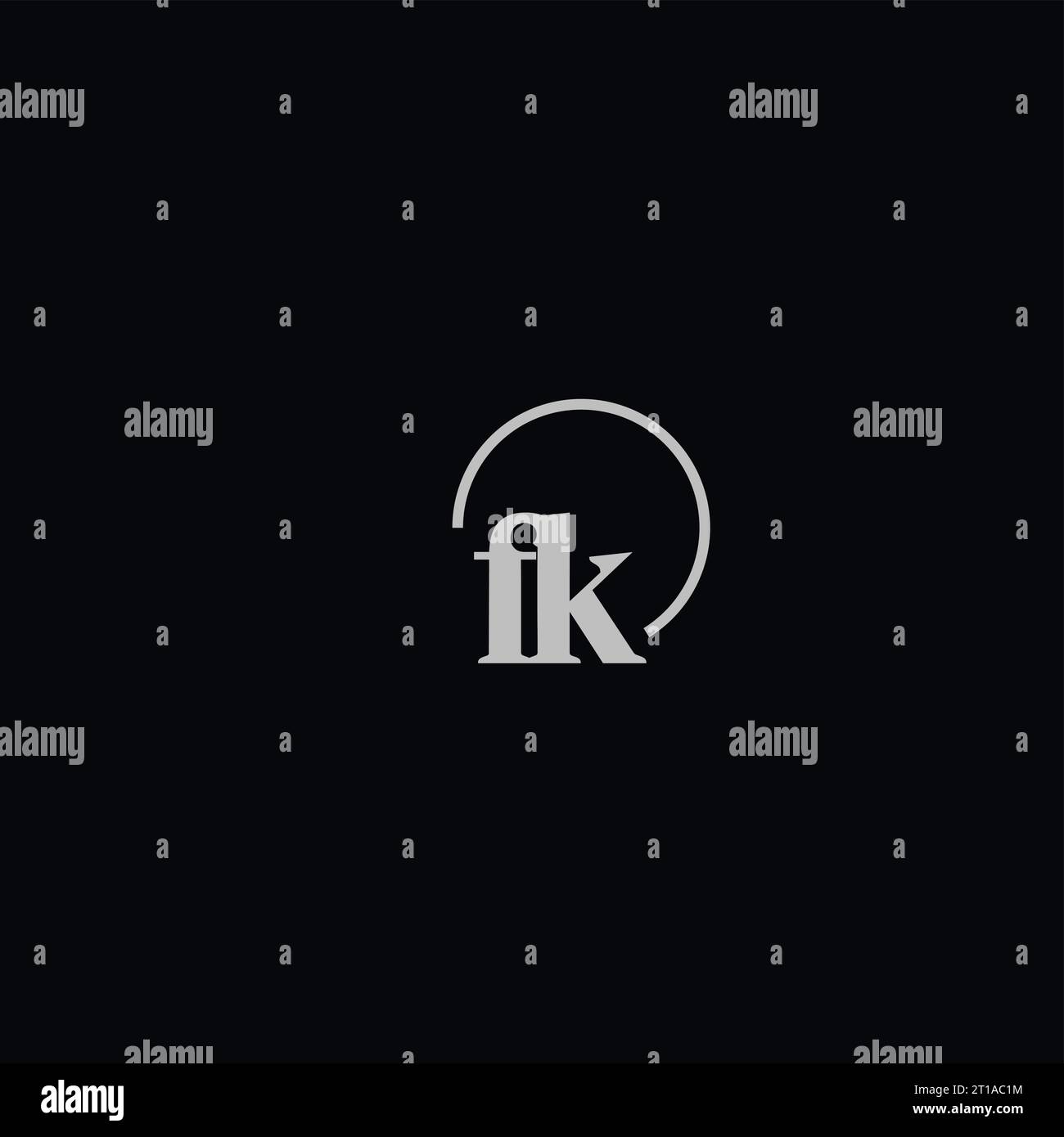 Fk initials logo hi-res stock photography and images - Alamy