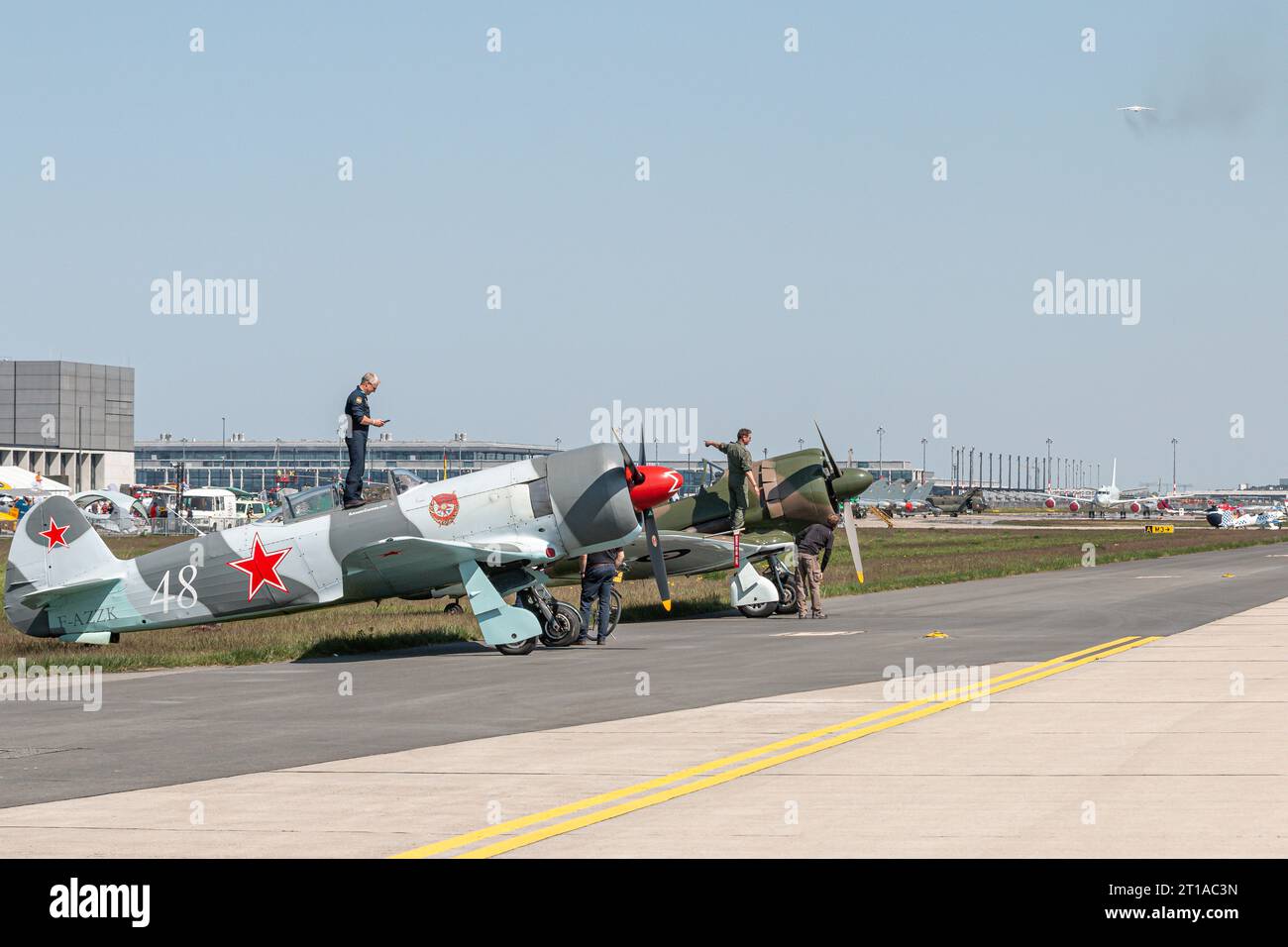Yakovlev Yak-3 a World War II Russian fighter aircraft, Berlin, Germany Stock Photo - Alamy