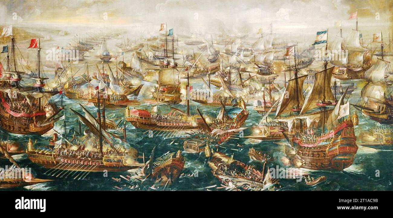 BATTLE OF LEPANTO 7 October 1571 Stock Photo - Alamy