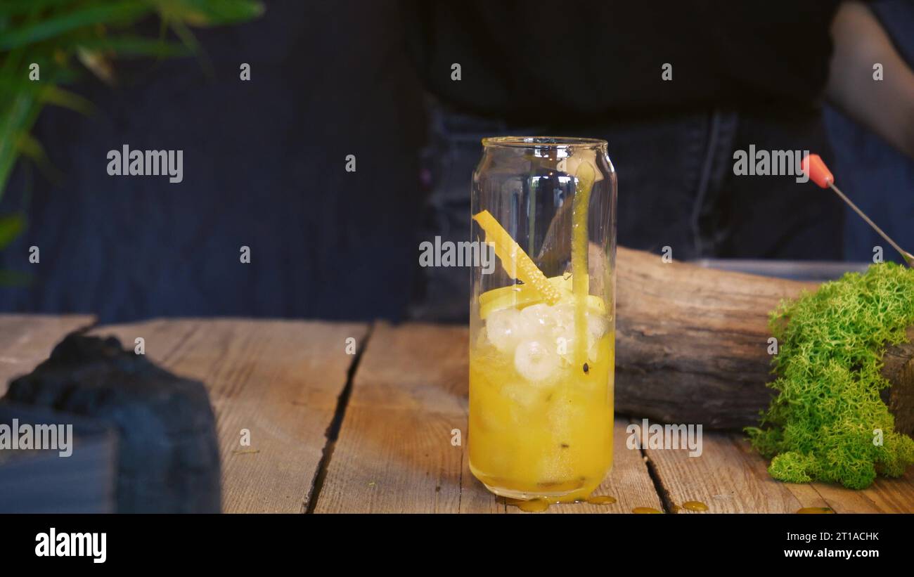 Process traditional italian aperol spritz hi-res stock photography and ...