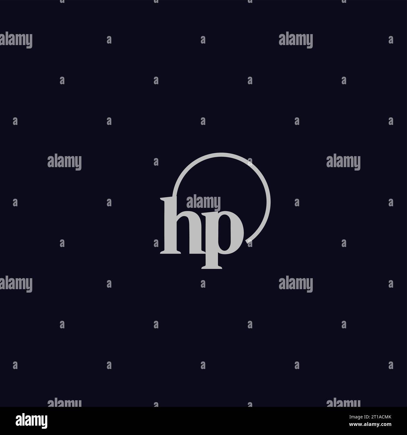 Hp logo design vector vectors hi-res stock photography and images - Alamy