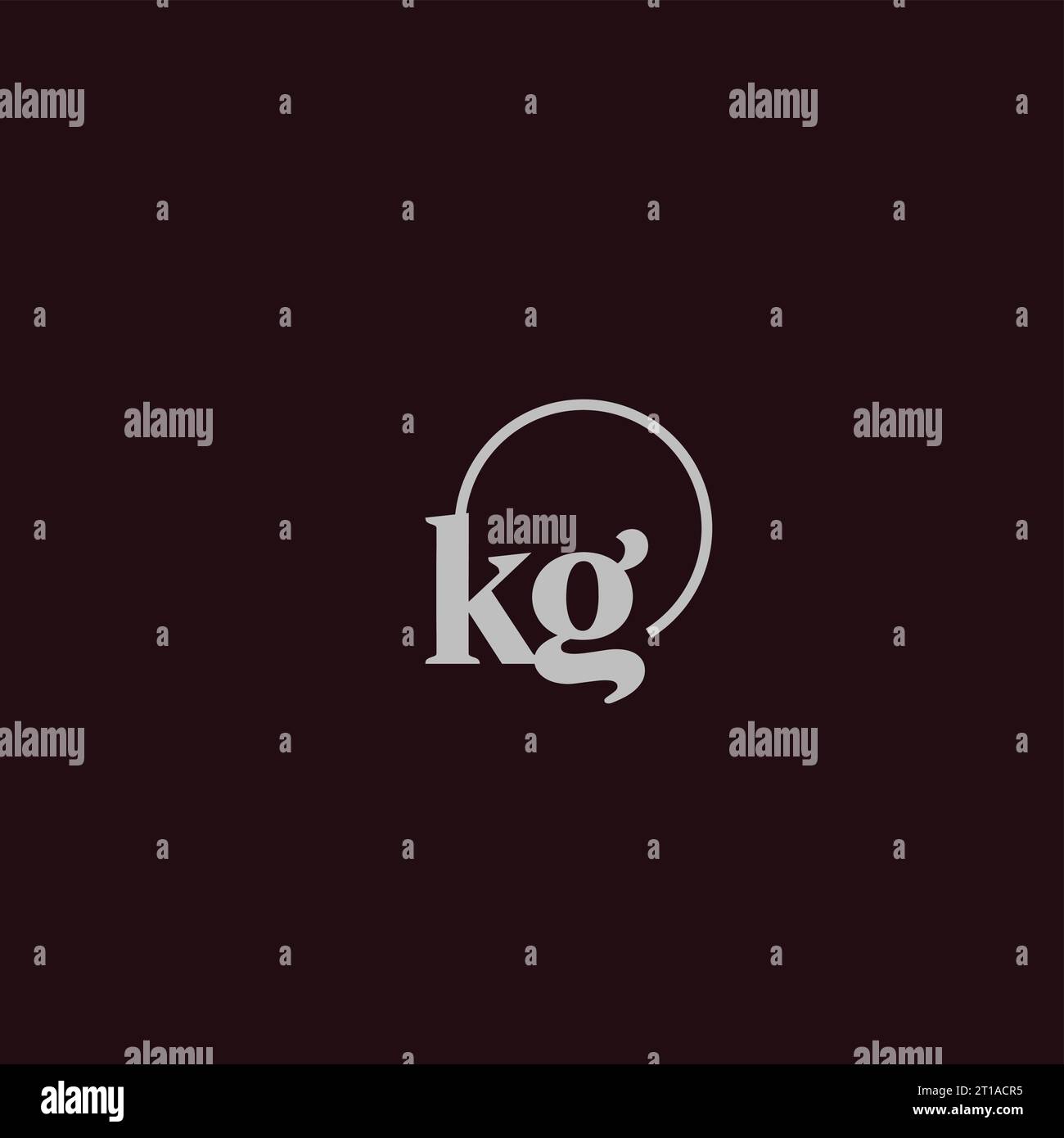 KG initials logo monogram design ideas Stock Vector Image & Art - Alamy