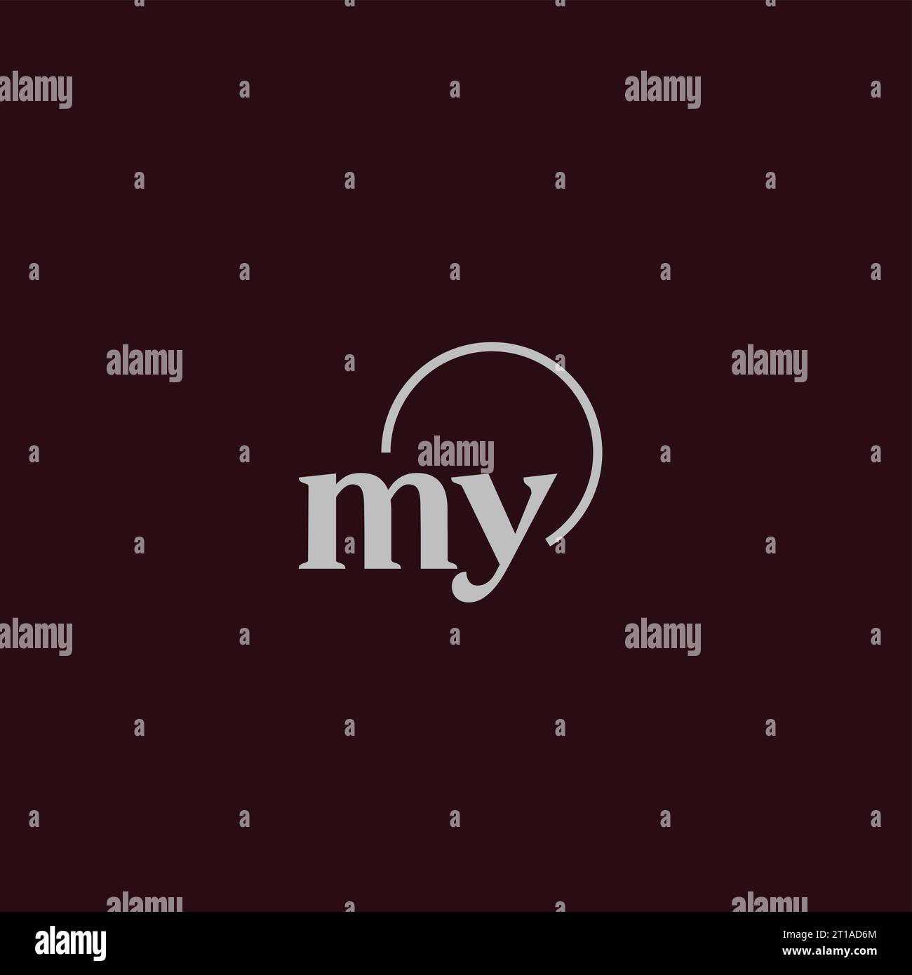 MY initials logo monogram design ideas Stock Vector Image & Art - Alamy