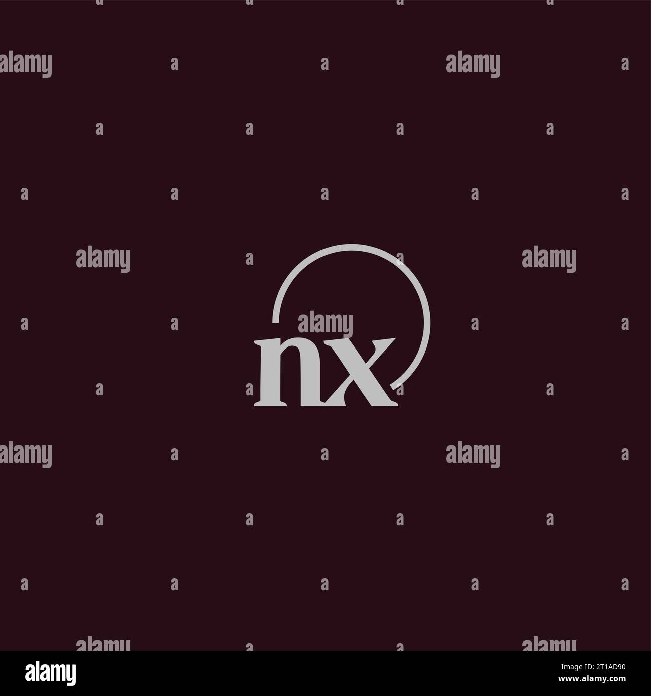 NX initials logo monogram design ideas Stock Vector Image & Art - Alamy