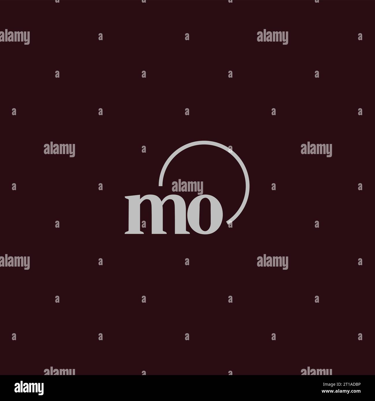 Mo logo concept design hi-res stock photography and images - Alamy