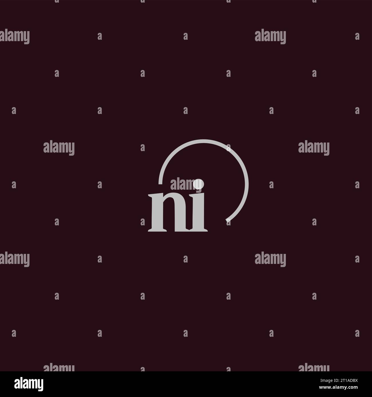 NI initials logo monogram design ideas Stock Vector Image & Art - Alamy
