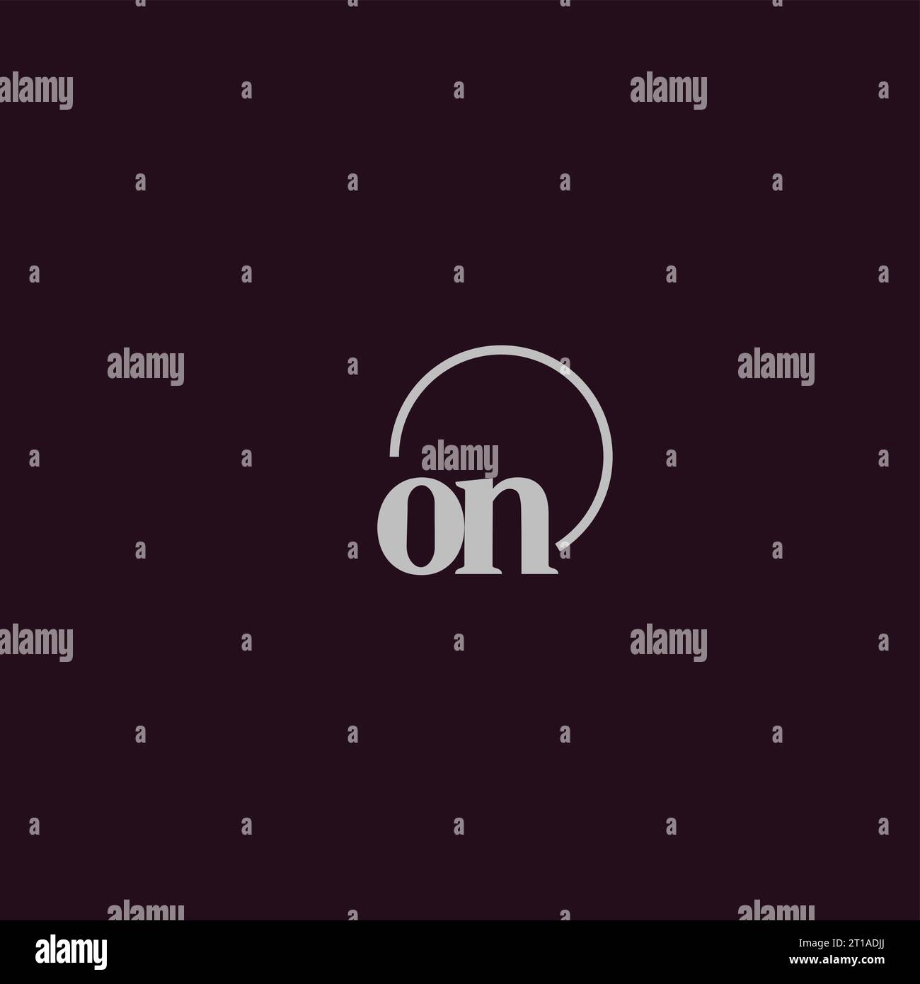 On initials logo hi-res stock photography and images - Alamy