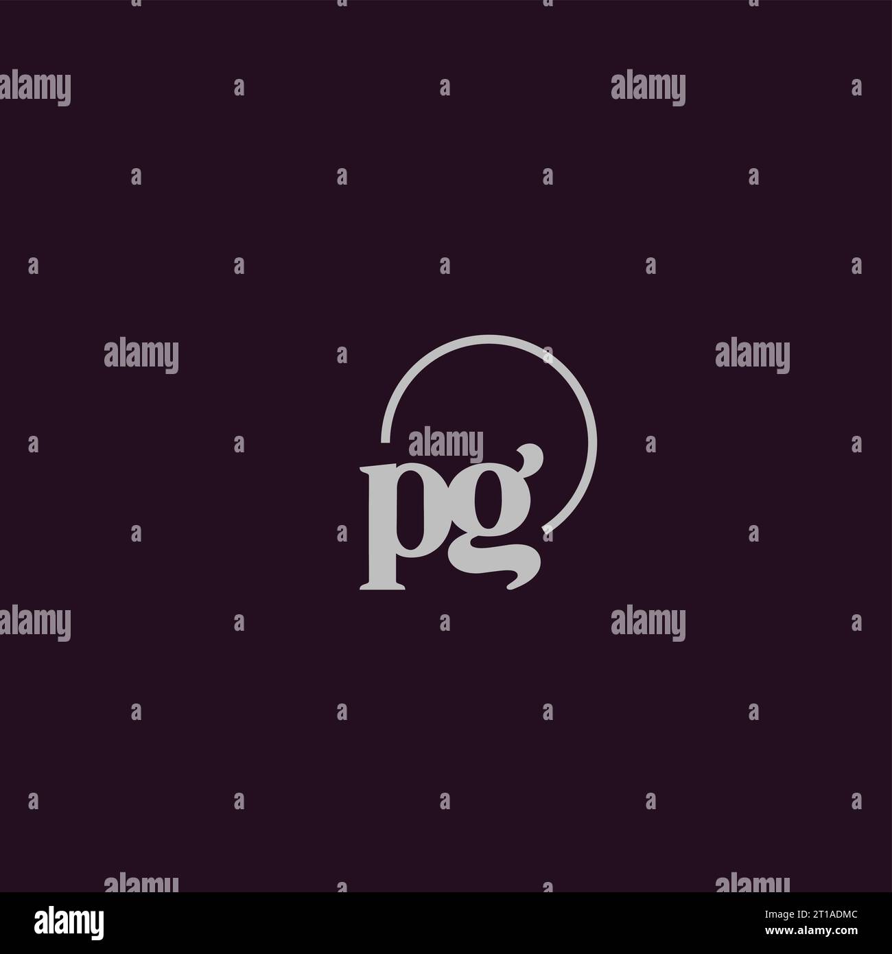 PG initials logo monogram design ideas Stock Vector Image & Art - Alamy