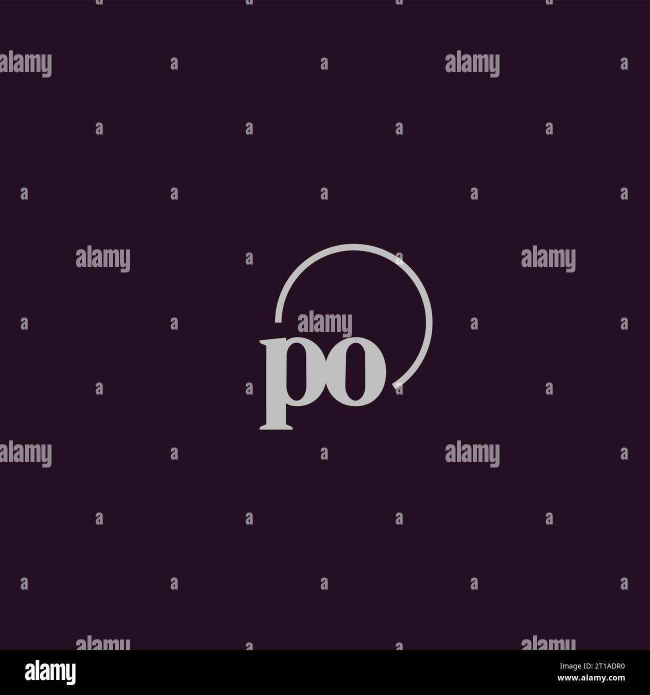 PO initials logo monogram design ideas Stock Vector Image & Art - Alamy