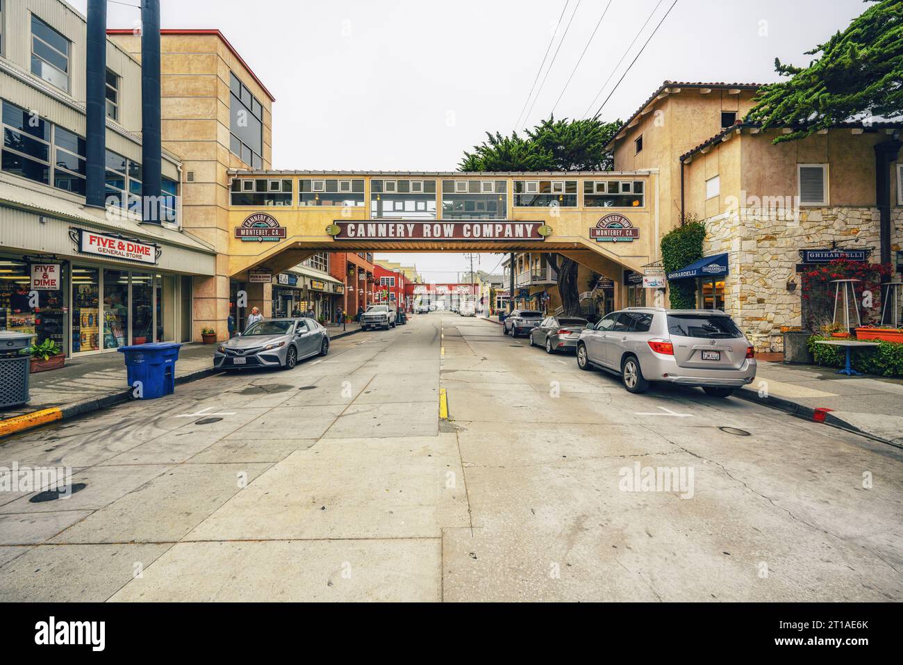 Monterey, California, USA - October 31, 2022. Historic Cannery Row in ...