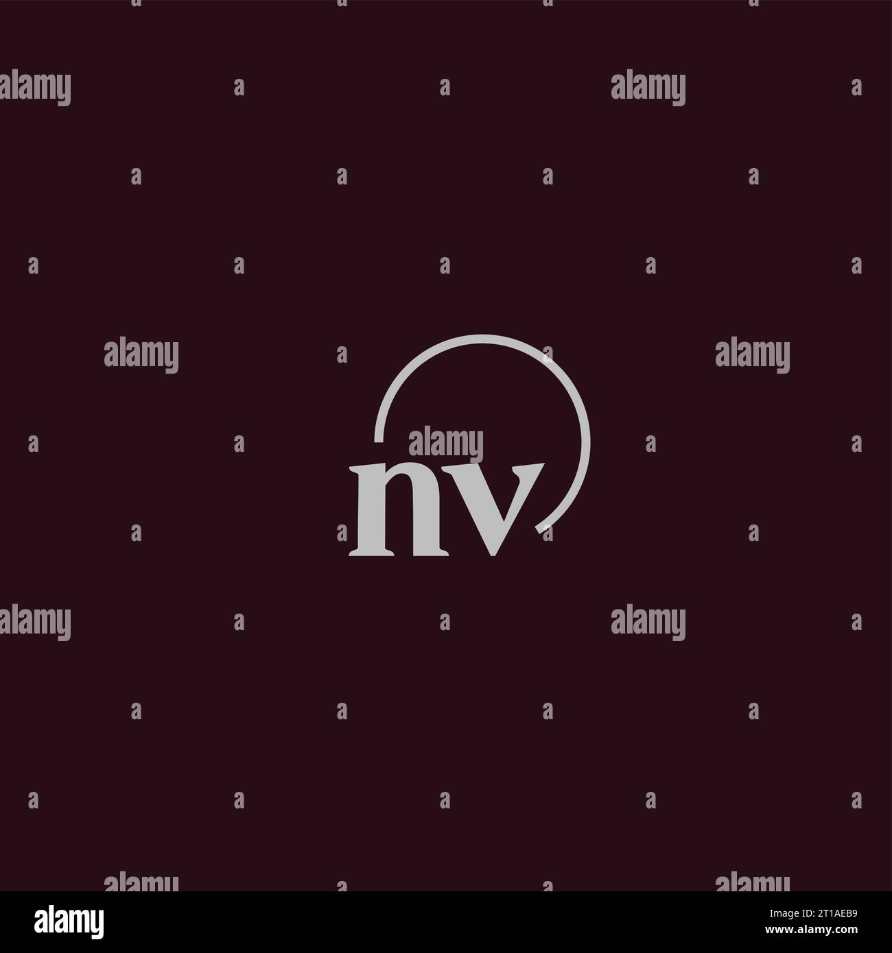 NV initials logo monogram design ideas Stock Vector Image & Art - Alamy