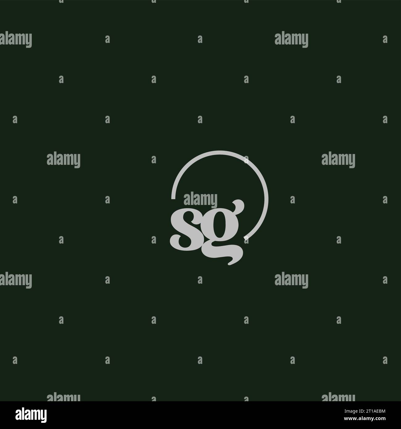 SG initials logo monogram design ideas Stock Vector Image & Art - Alamy