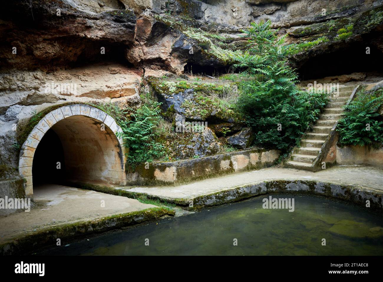 Antique roman thermal baths in Geoagiu-Bai, Romania Stock Photo - Alamy