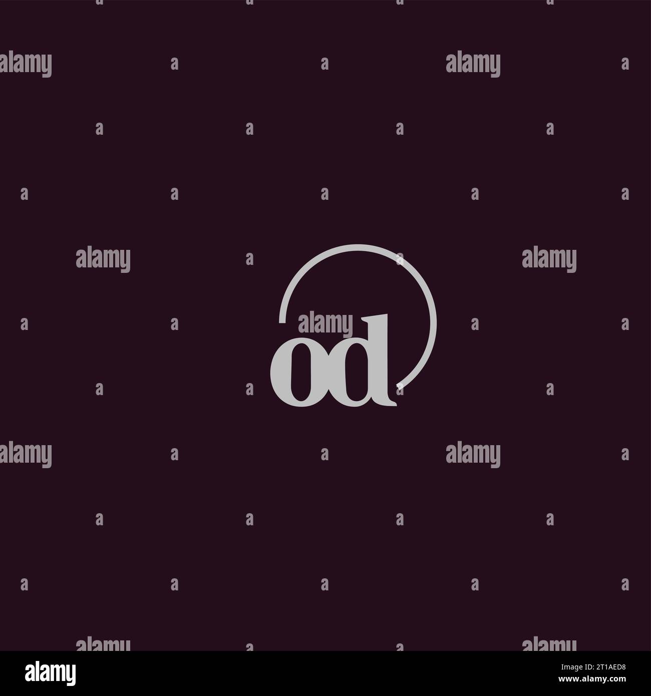 Od initials logo hi-res stock photography and images - Alamy