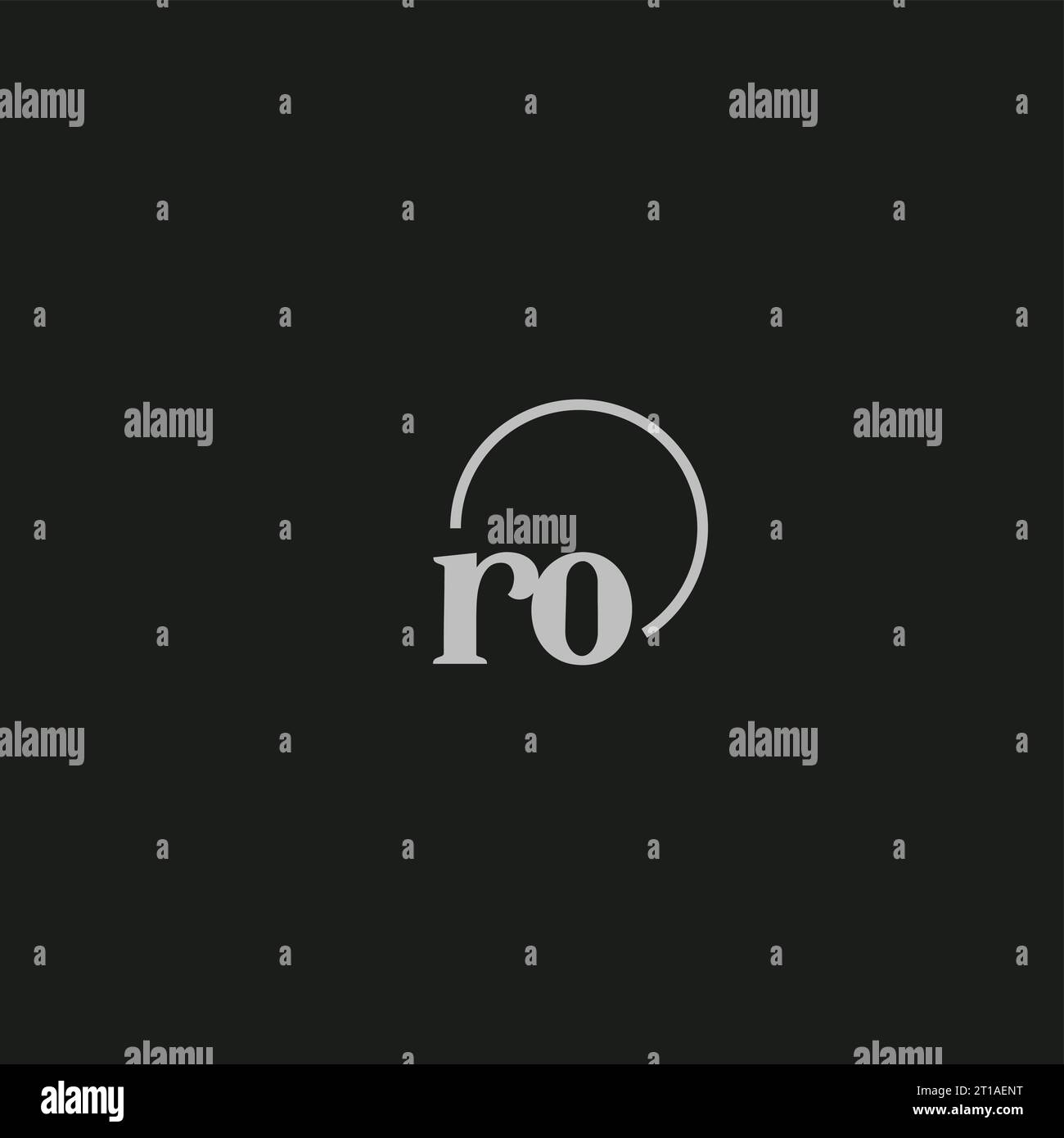 Ro monogram hi-res stock photography and images - Alamy