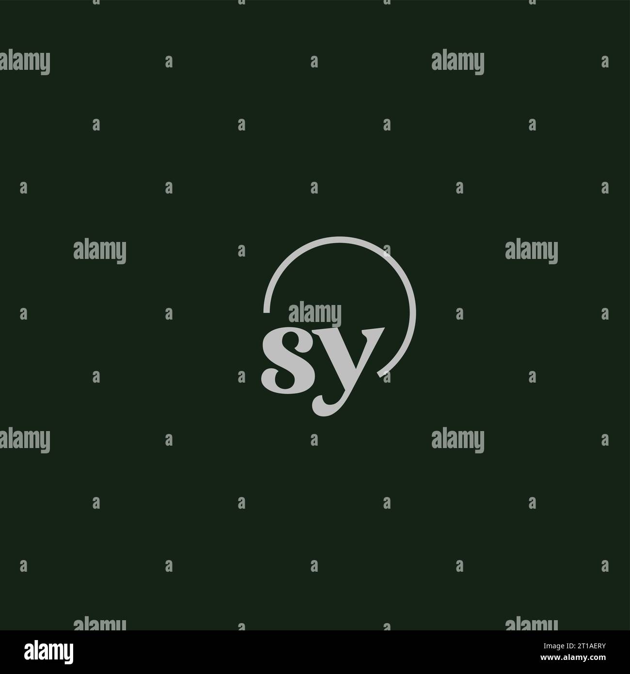 SY initials logo monogram design ideas Stock Vector Image & Art - Alamy