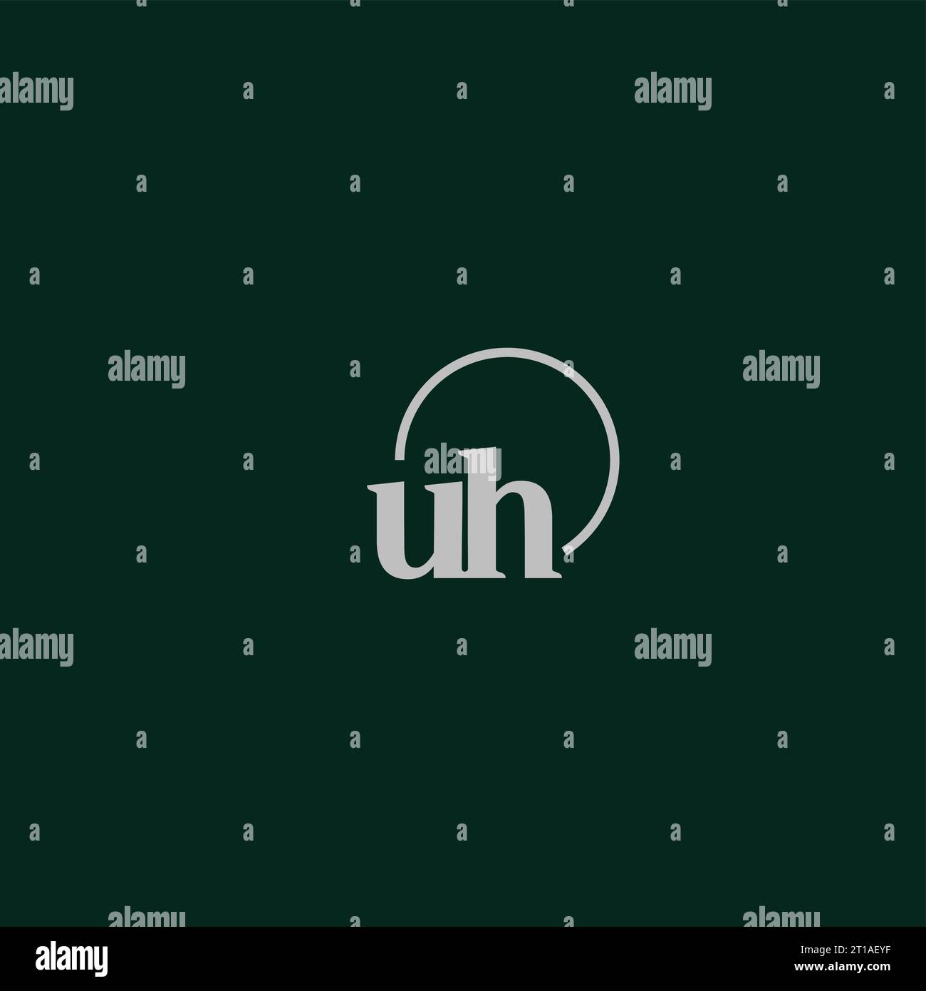 Uh initials logo hi-res stock photography and images - Alamy