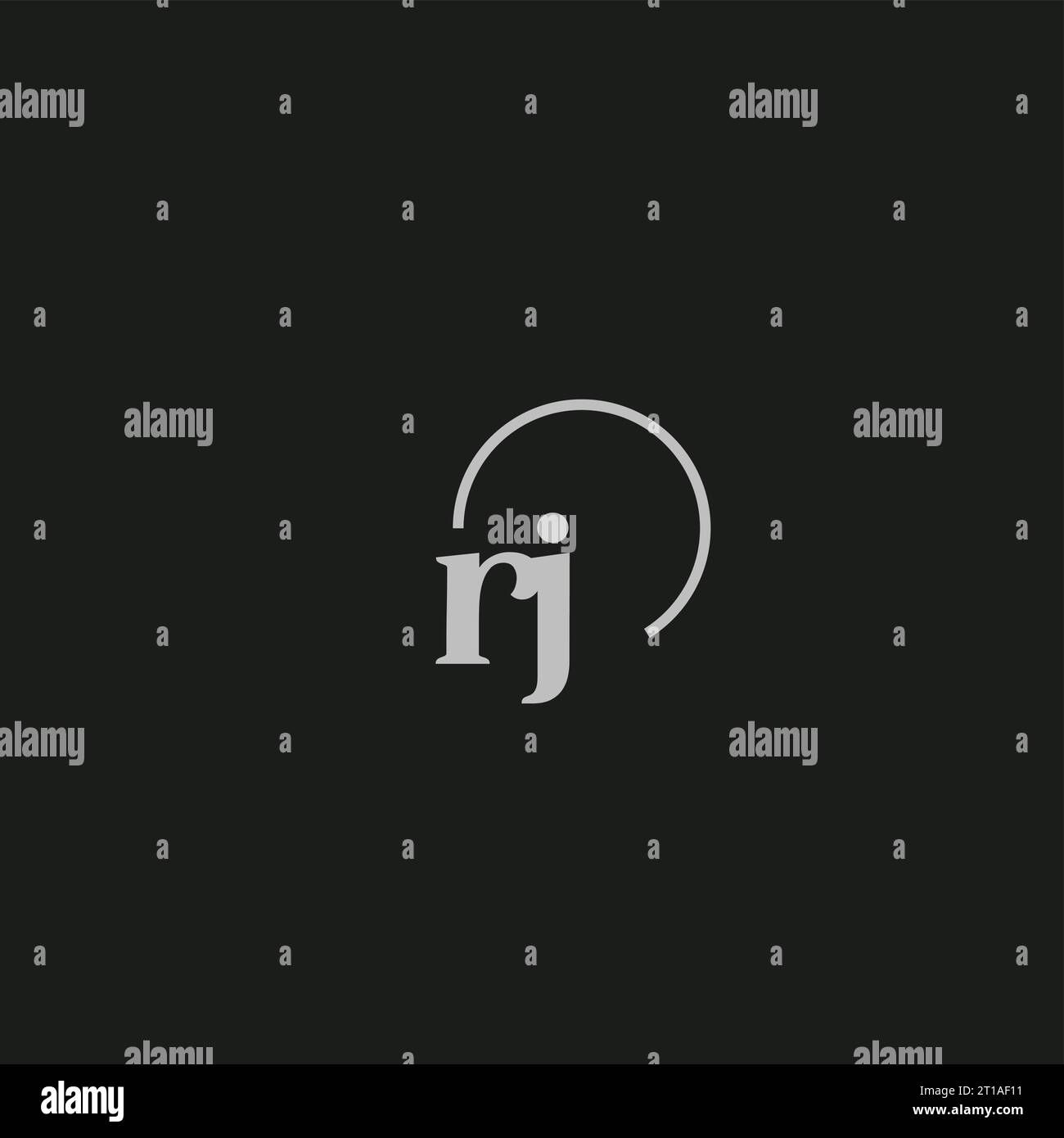 Rj initials logo hi-res stock photography and images - Alamy