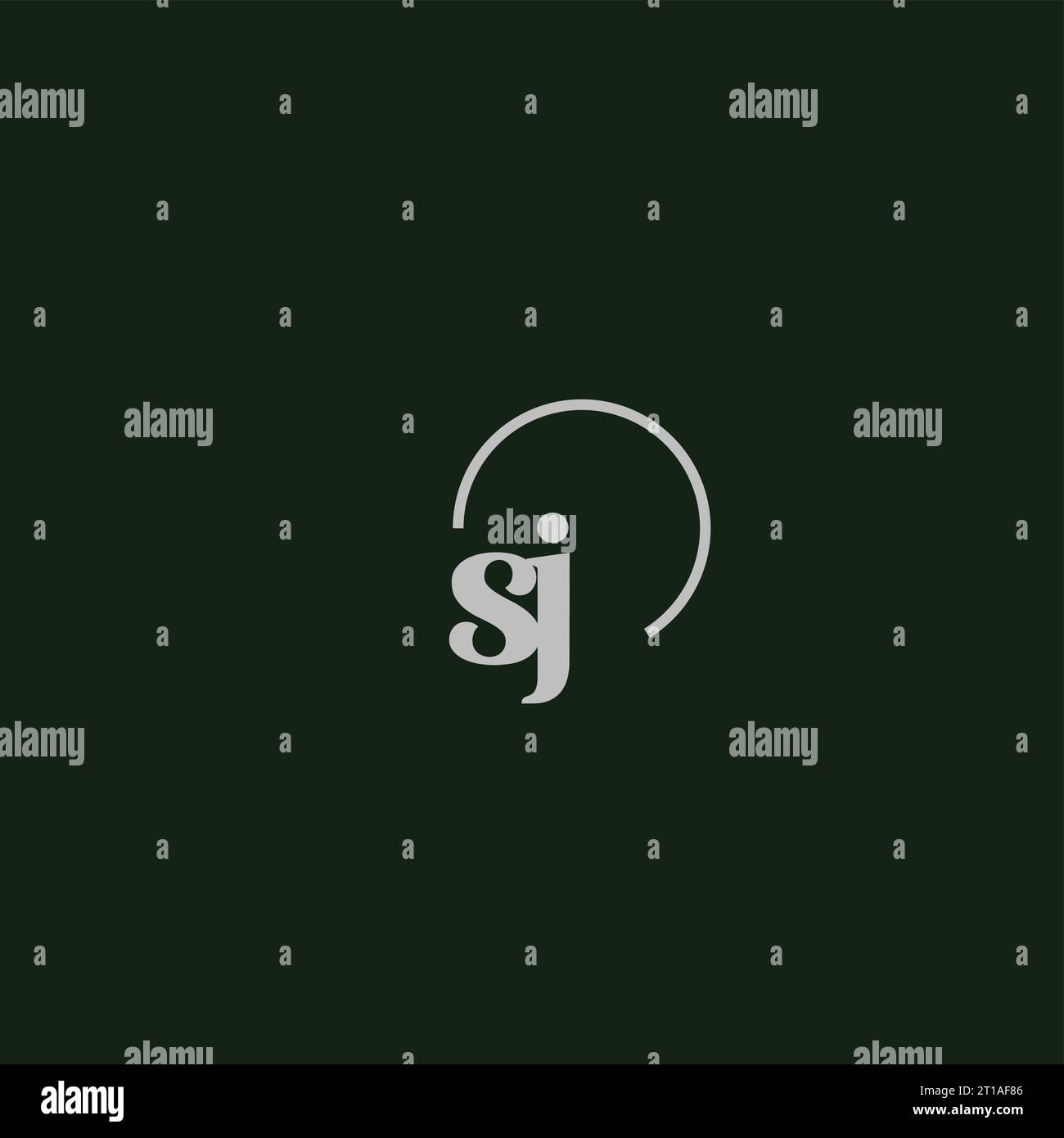 SJ initials logo monogram design ideas Stock Vector Image & Art - Alamy