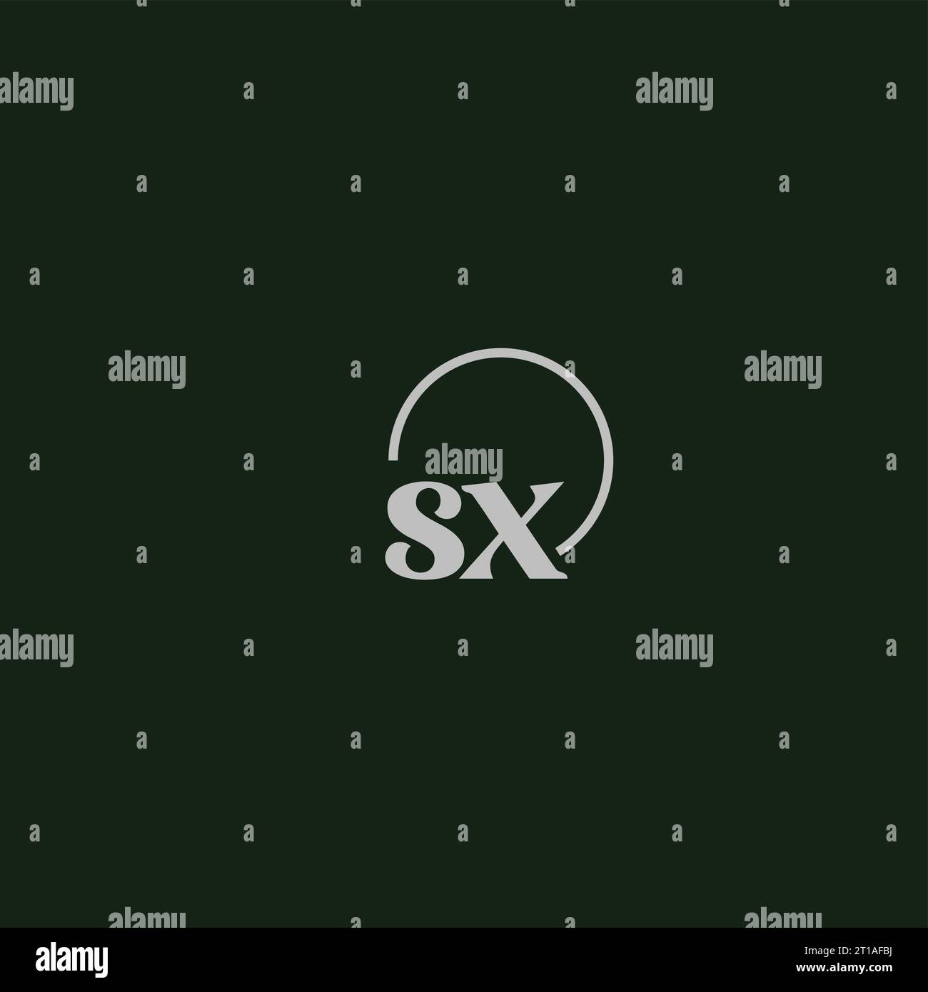 Letter sx vector vectors hi-res stock photography and images - Alamy
