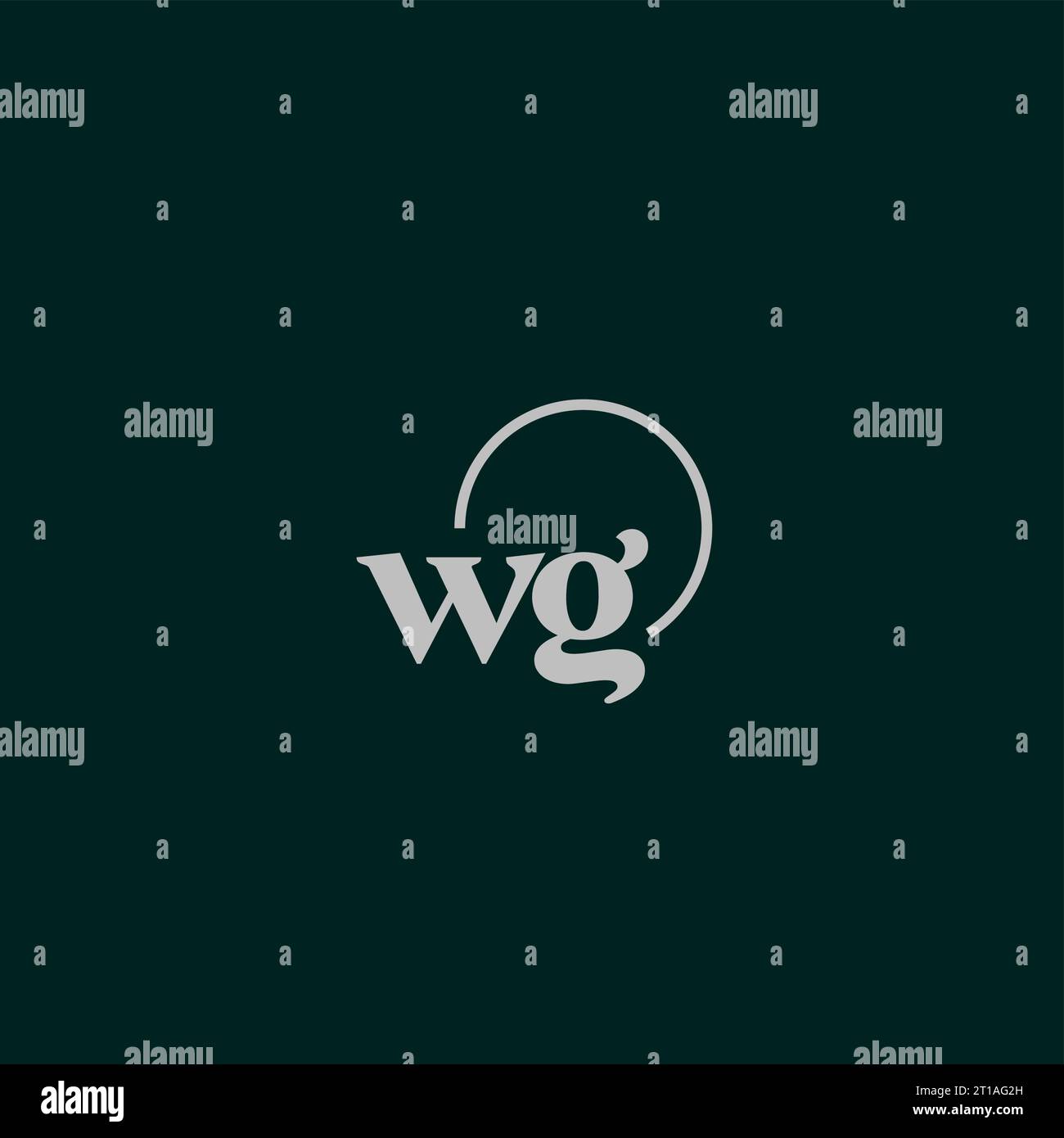 WG initials logo monogram design ideas Stock Vector Image & Art - Alamy