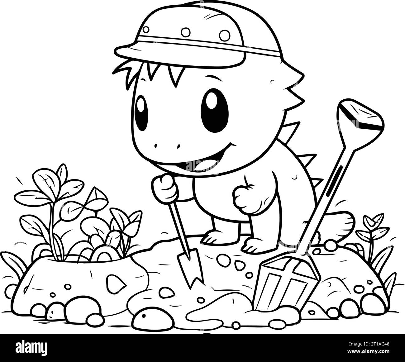 Hole in the ground outline Black and White Stock Photos & Images - Alamy