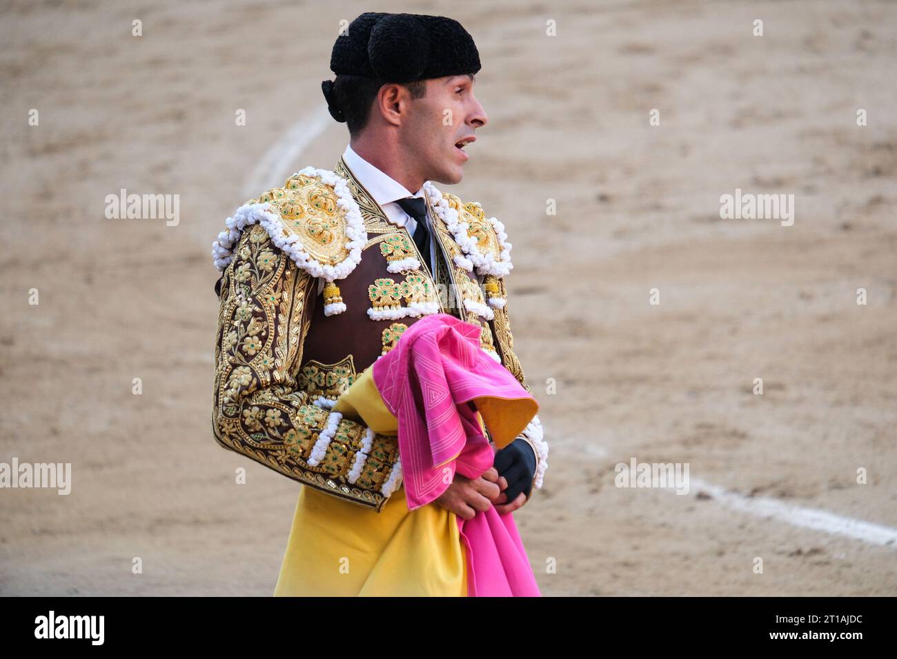 he bullfighter Alejandro Talavante during the bullfight of the feria de ...