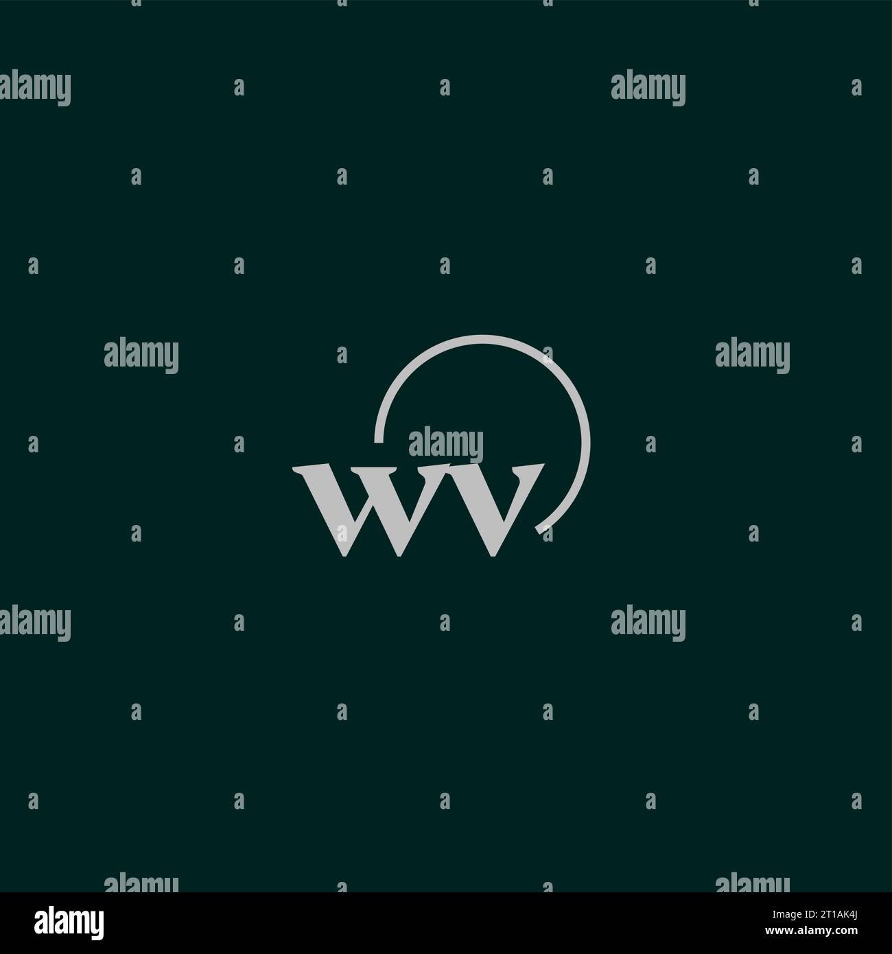 WV initials logo monogram design ideas Stock Vector Image & Art - Alamy