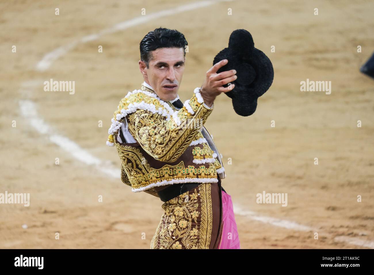 he bullfighter Alejandro Talavante during the bullfight of the feria de ...
