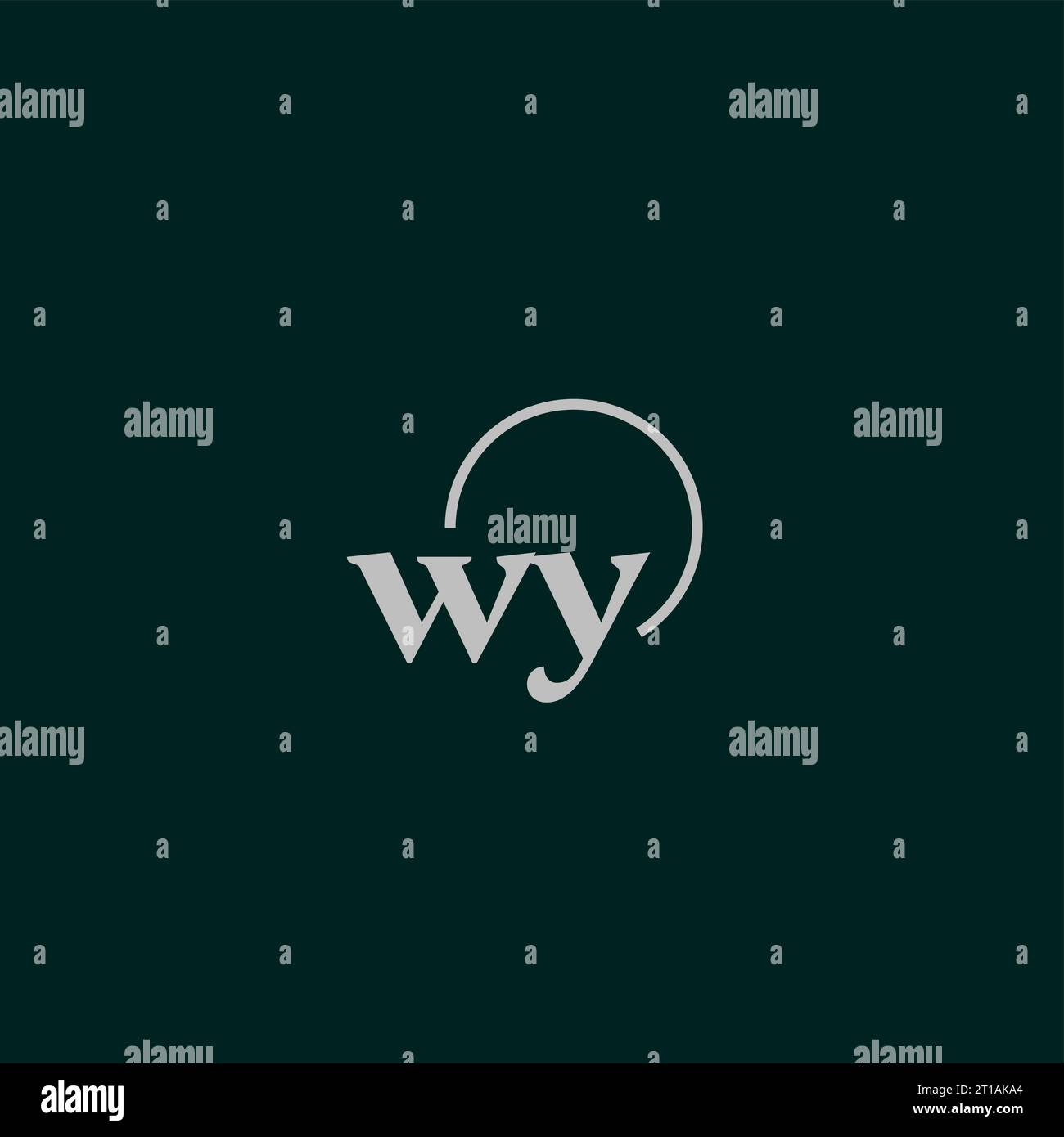 WY initials logo monogram design ideas Stock Vector Image & Art - Alamy