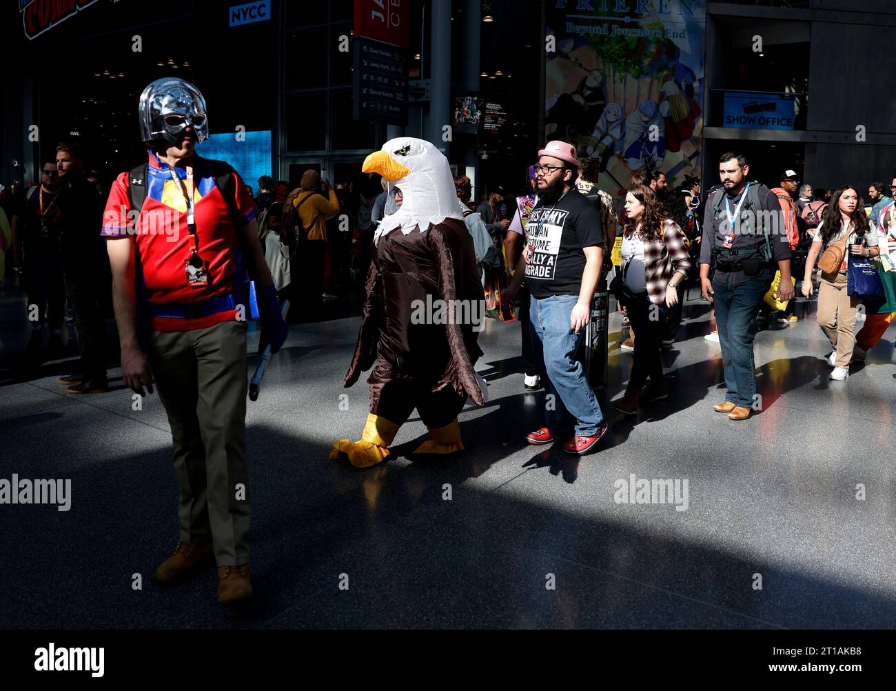 New York, United States. 12th Oct, 2023. Cosplayers attend New York ...
