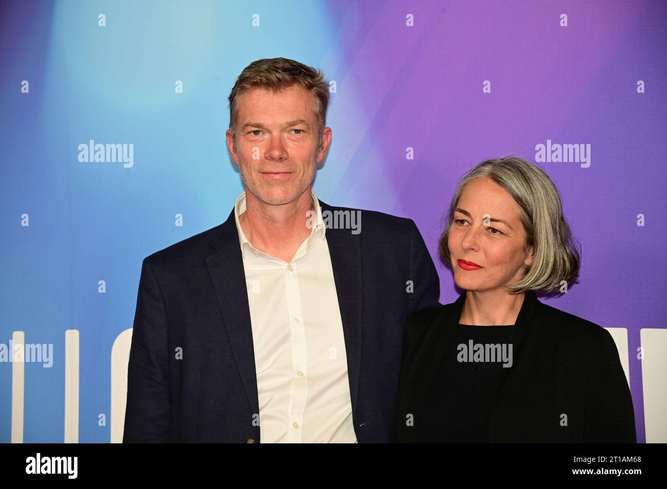 Royal Festival Hall, London, UK. 12th Oct, 2023. Chris Oddy and wife Friedel attends The Zone of ...
