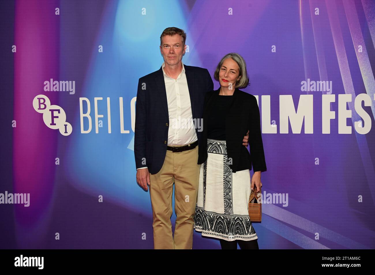 Royal Festival Hall, London, UK. 12th Oct, 2023. Chris Oddy and wife Friedel attends The Zone of ...