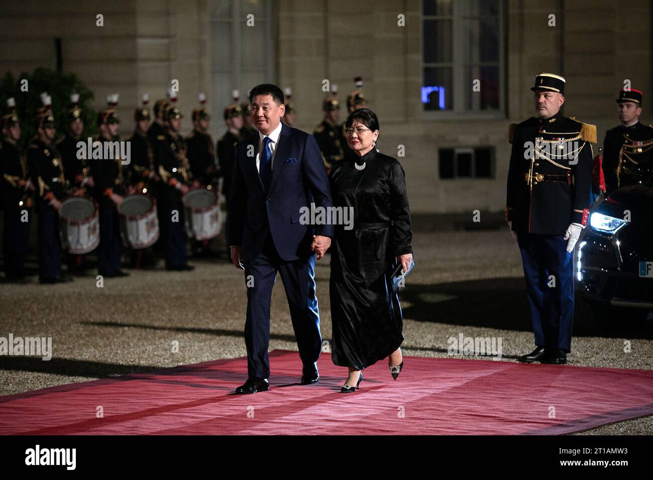 Paris, France, October 12, 2023, Mr Ukhnaagiin Khürelsükh, President of ...