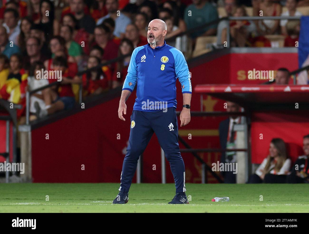 Scotland manager Steve Clarke on the touchline during the UEFA Euro ...