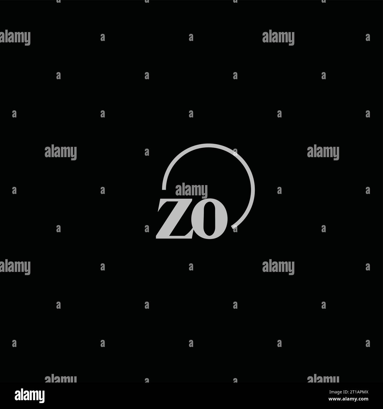 ZO initials logo monogram design ideas Stock Vector Image & Art - Alamy