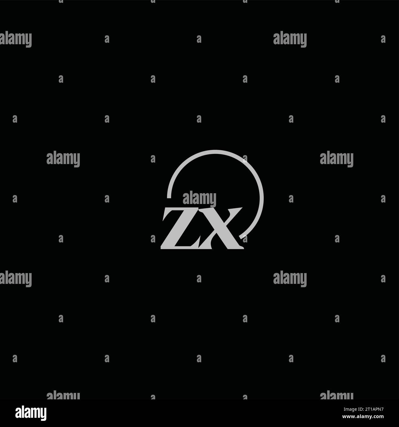 ZX initials logo monogram design ideas Stock Vector Image & Art - Alamy