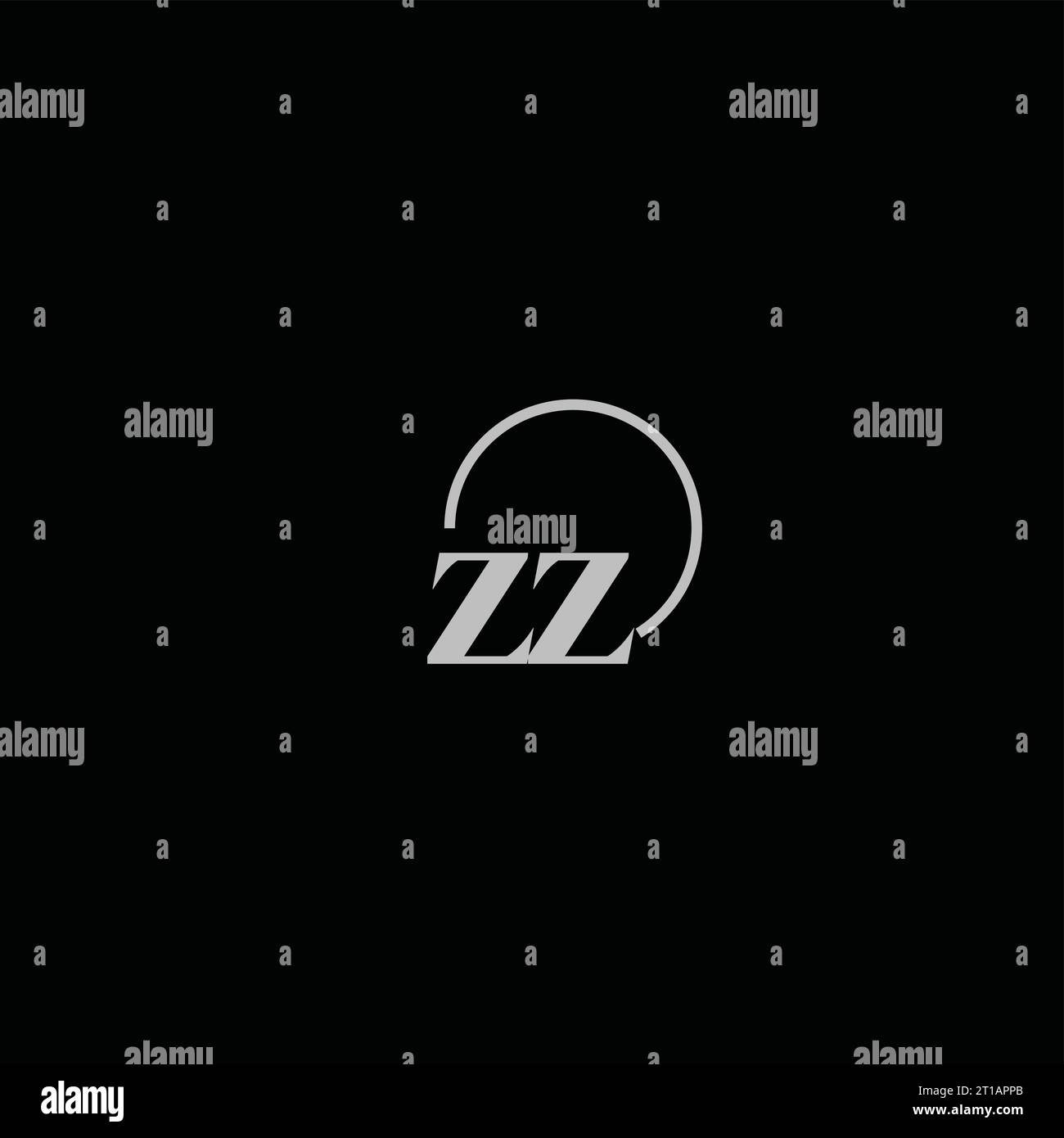 Zz initials logo hi-res stock photography and images - Alamy