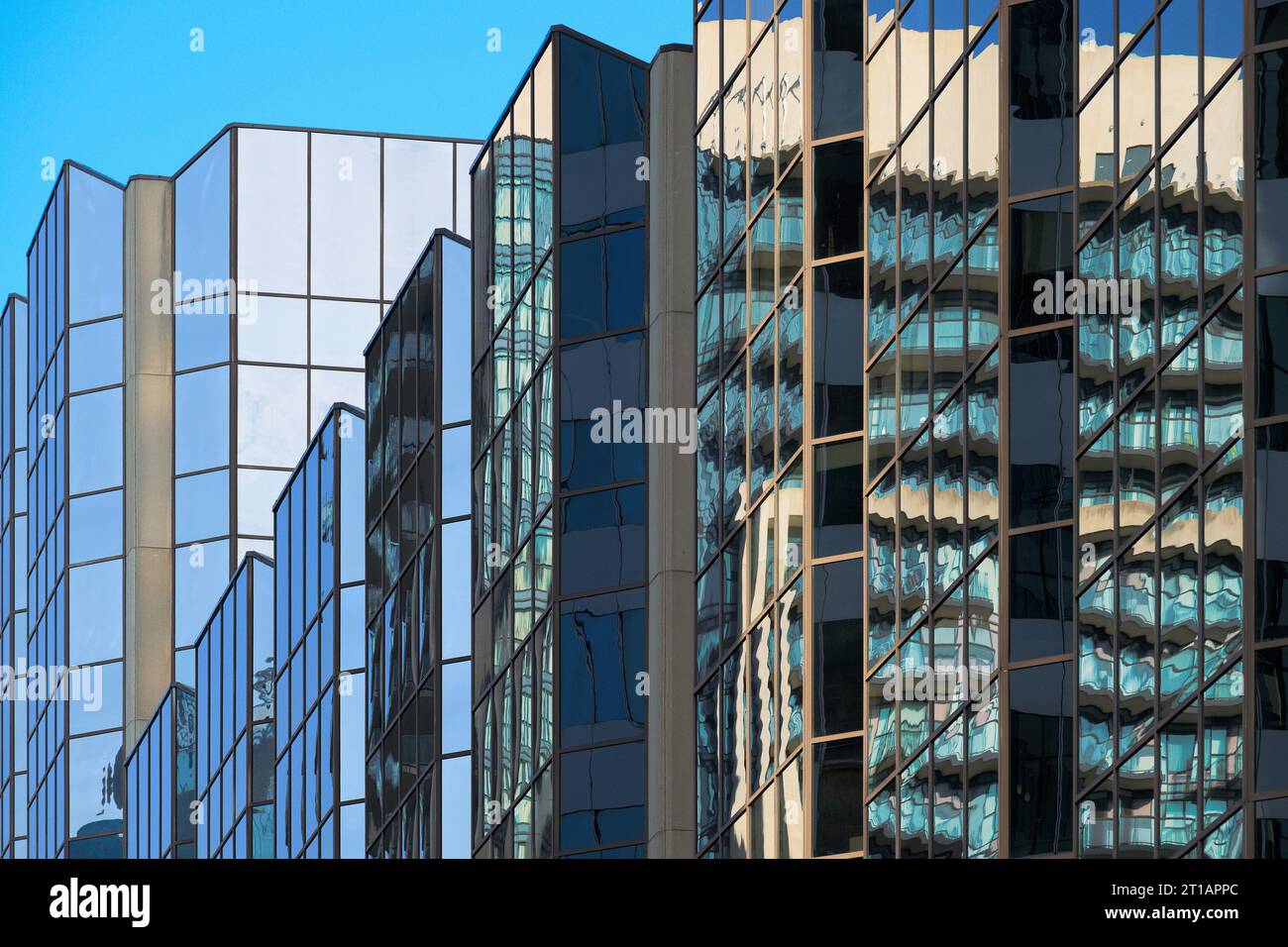 Architectural abstract of the colorful Atrium on Bay at 595 Bay Street ...