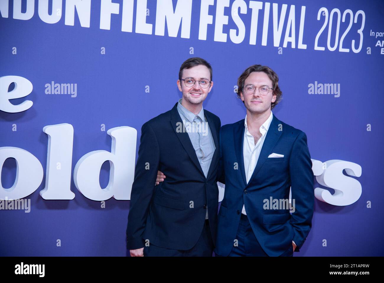 Ciaran O'Brien (L) and Jack Howard attend the European Premiere and ...