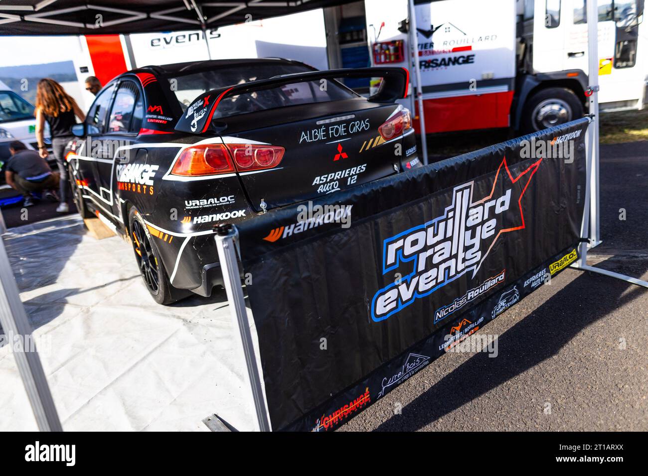 Ambert, France. 12th Oct, 2023. 49 ROUILLARD Nicolas, CUREL Philippe ...
