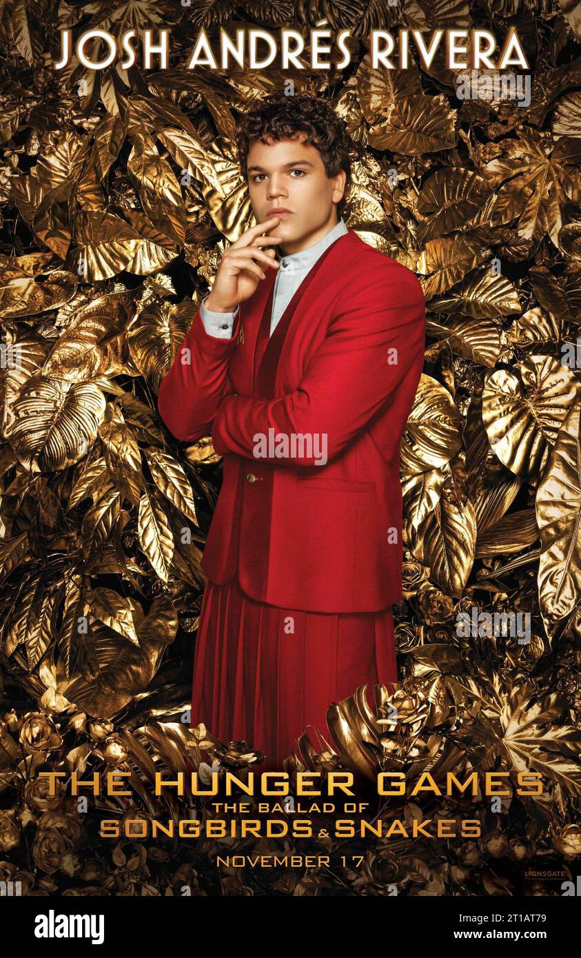 THE HUNGER GAMES: THE BALLAD OF SONGBIRDS AND SNAKES, US character poster, Josh Andres Rivera ...